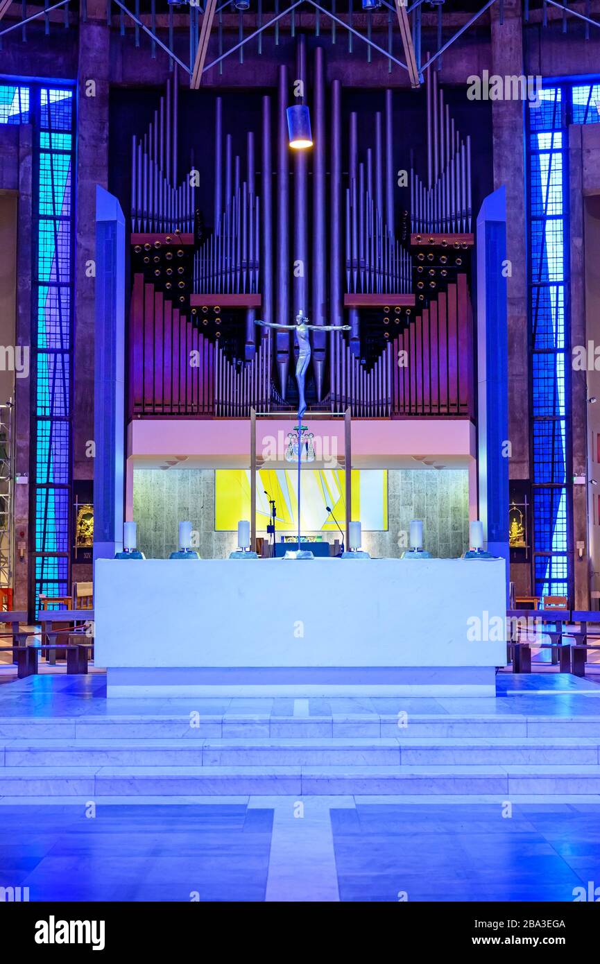 Liverpool Metropolitan Roman Catholic Cathedral, Liverpool Stock Photo ...