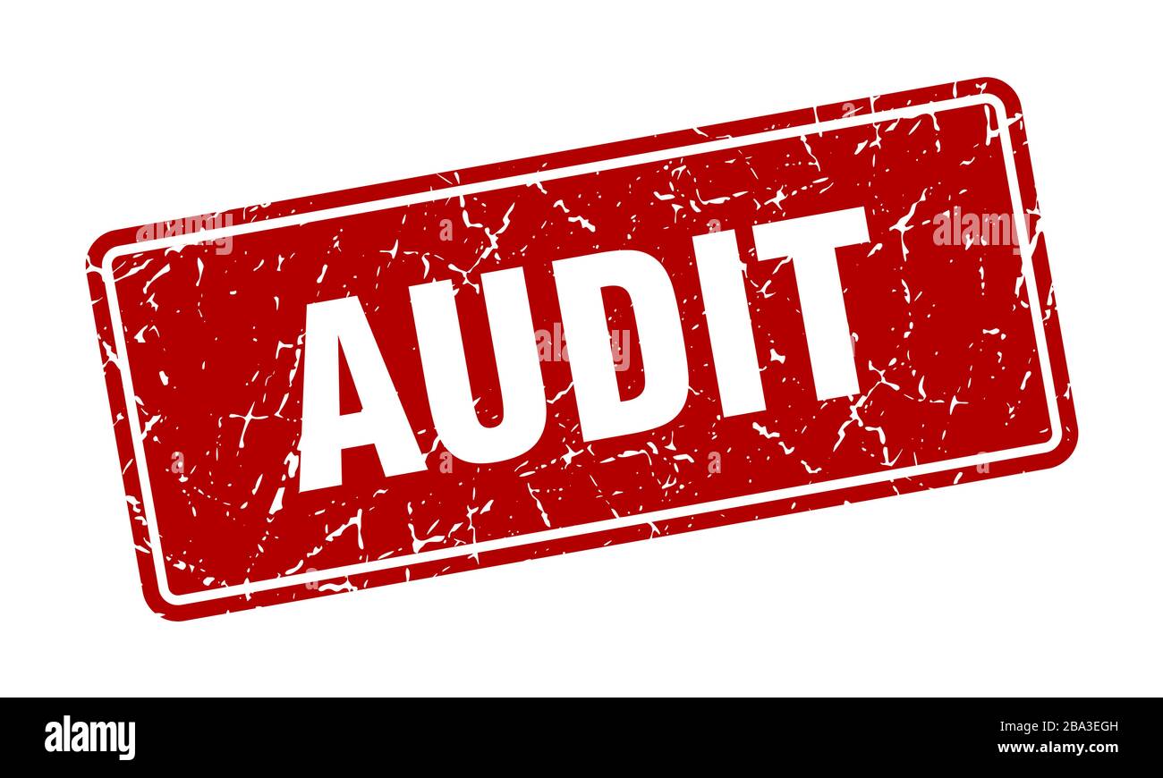 audit stamp. audit vintage red label. Sign Stock Vector Image & Art - Alamy