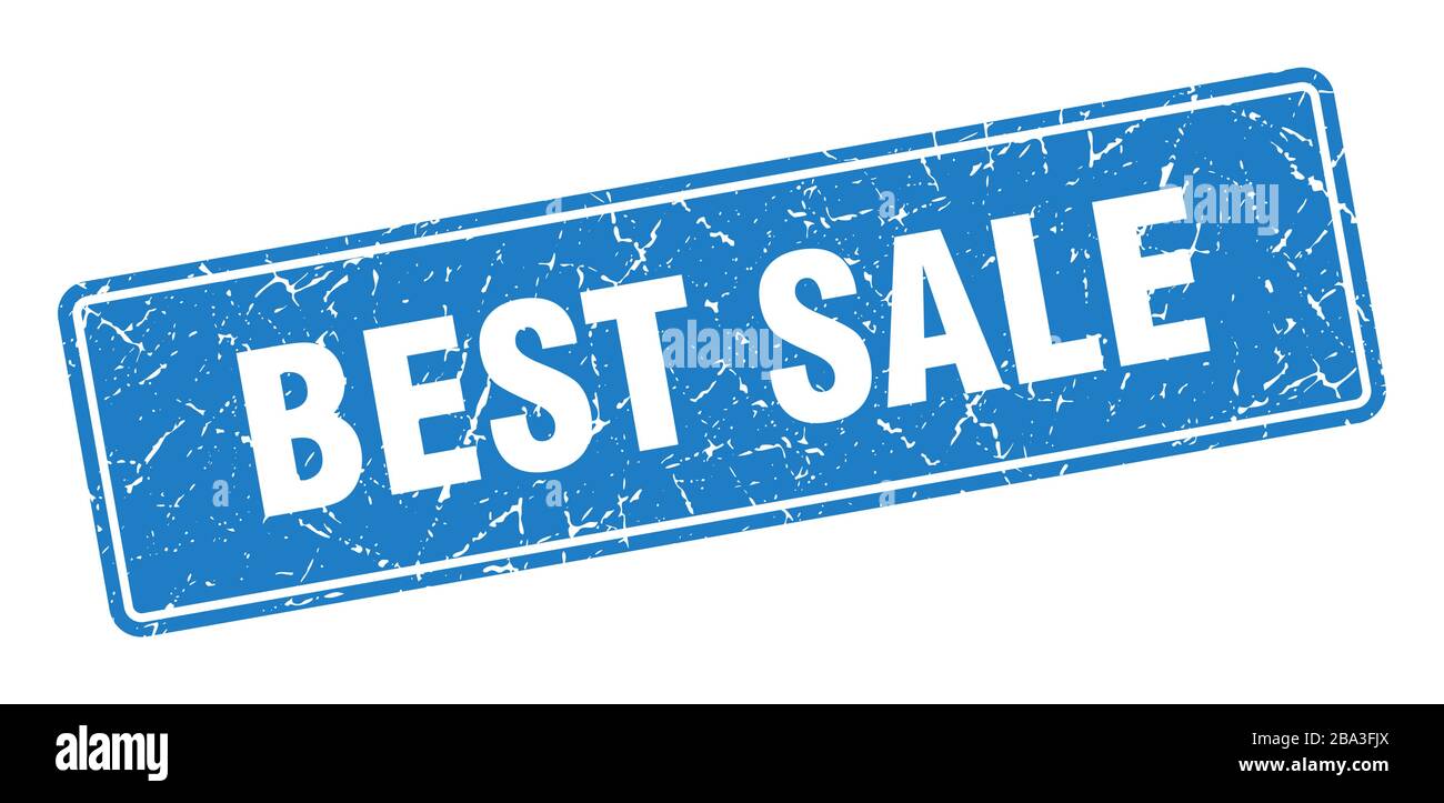 best sale stamp. best sale vintage blue label. Sign Stock Vector Image ...