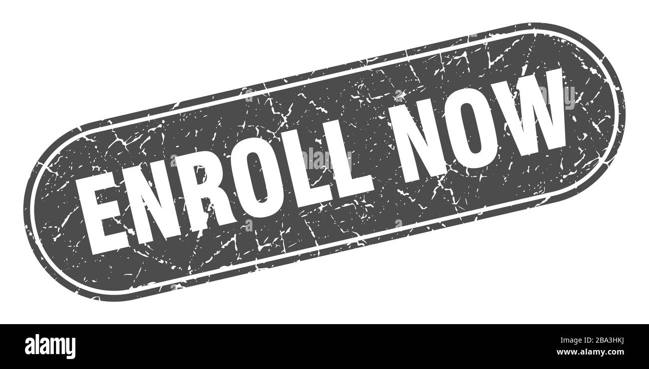 Enroll here sign Stock Vector Images - Alamy