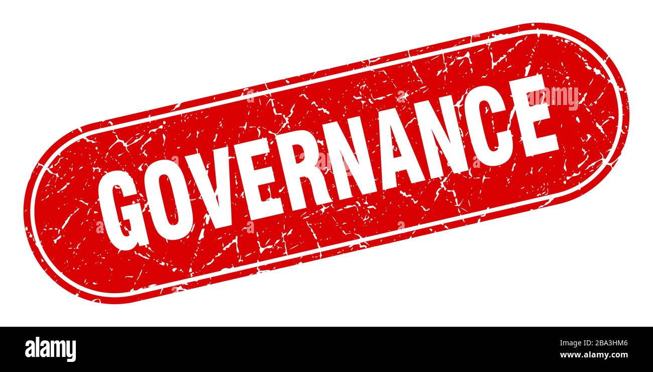 governance sign. governance grunge red stamp. Label Stock Vector Image ...