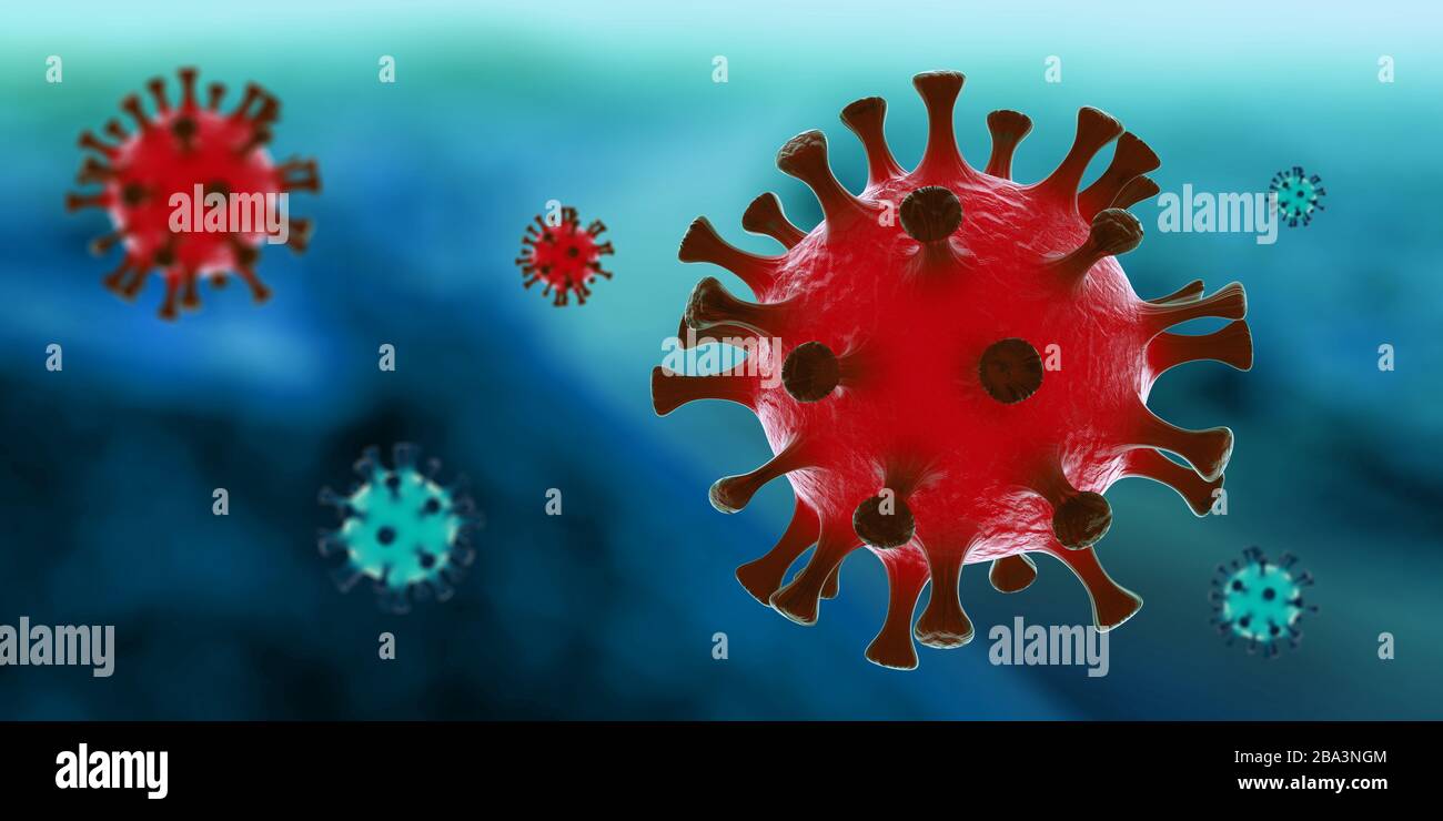 Coronavirus Covid-19 Covid19 korona virus koronavirus 3d imae Stock ...