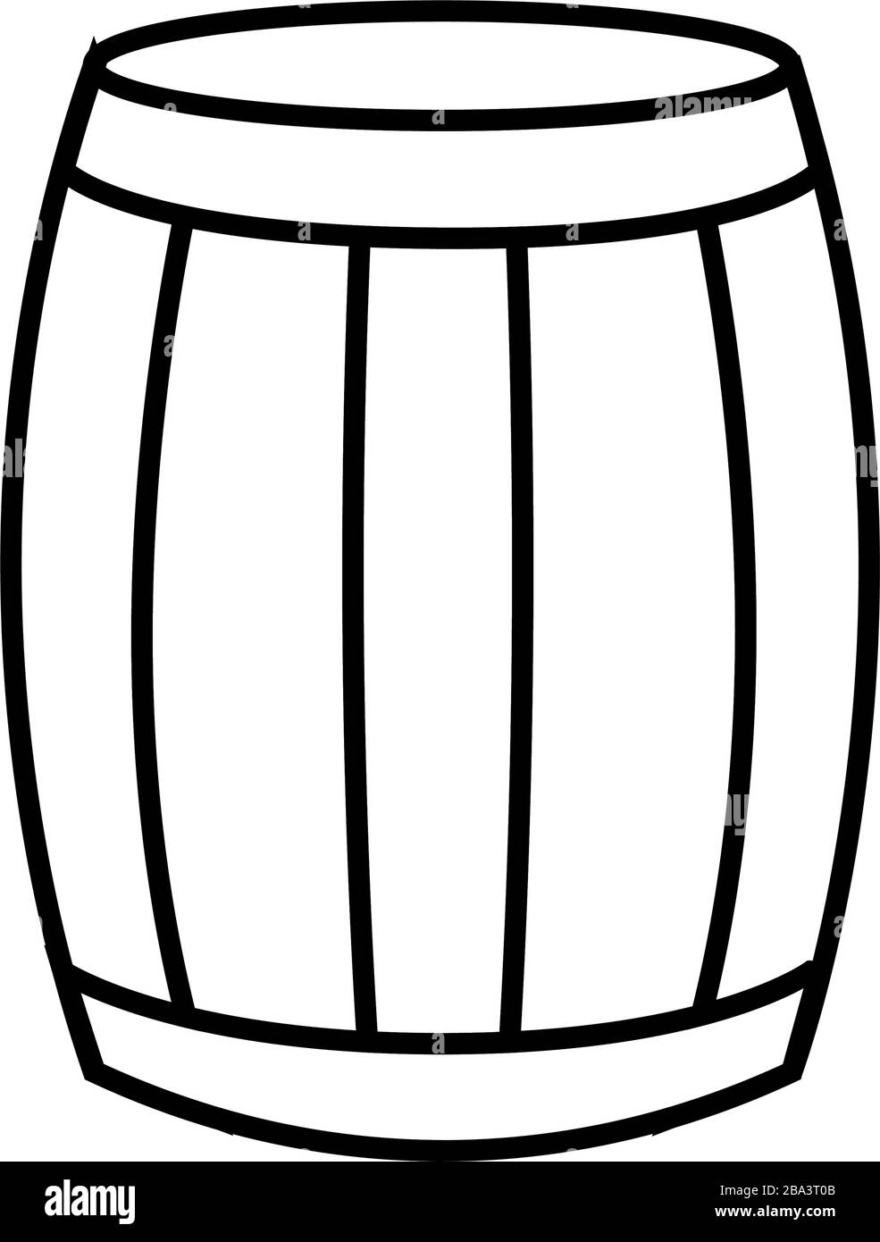 Isolated beer barrel icon Stock Vector Image & Art - Alamy
