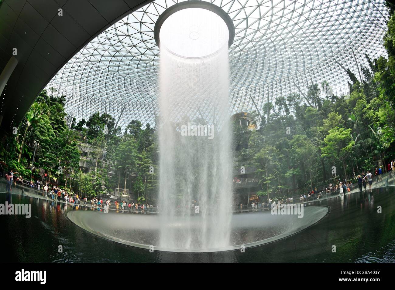 Jewel waterfall changi airport hi-res stock photography and images - Alamy