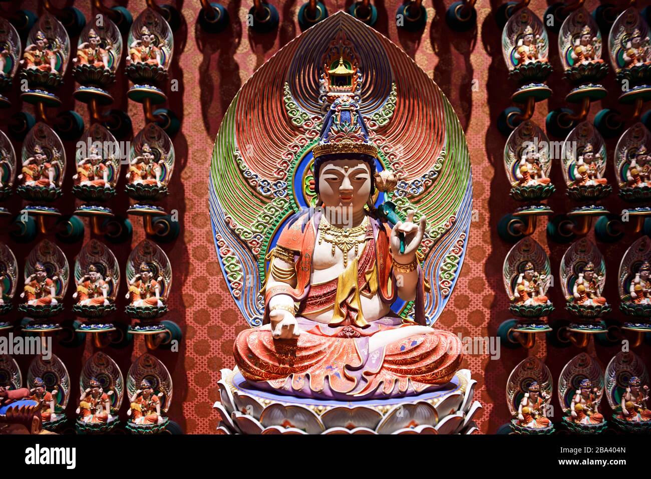 Samantabadra Bodhisattva statue, patron saint, Buddha-tooth relic ...