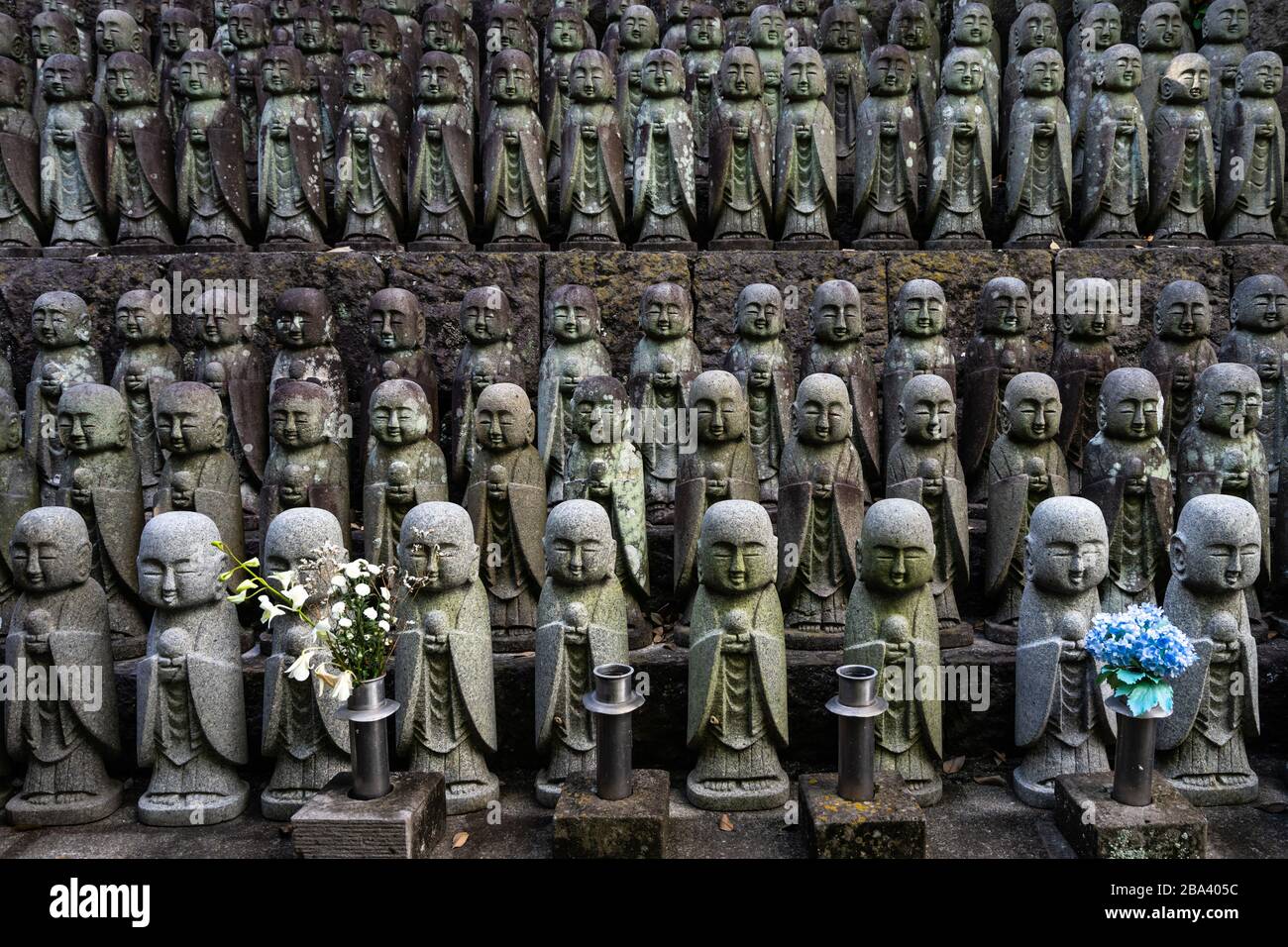 Statues of jizo at hase dera hi-res stock photography and images - Alamy