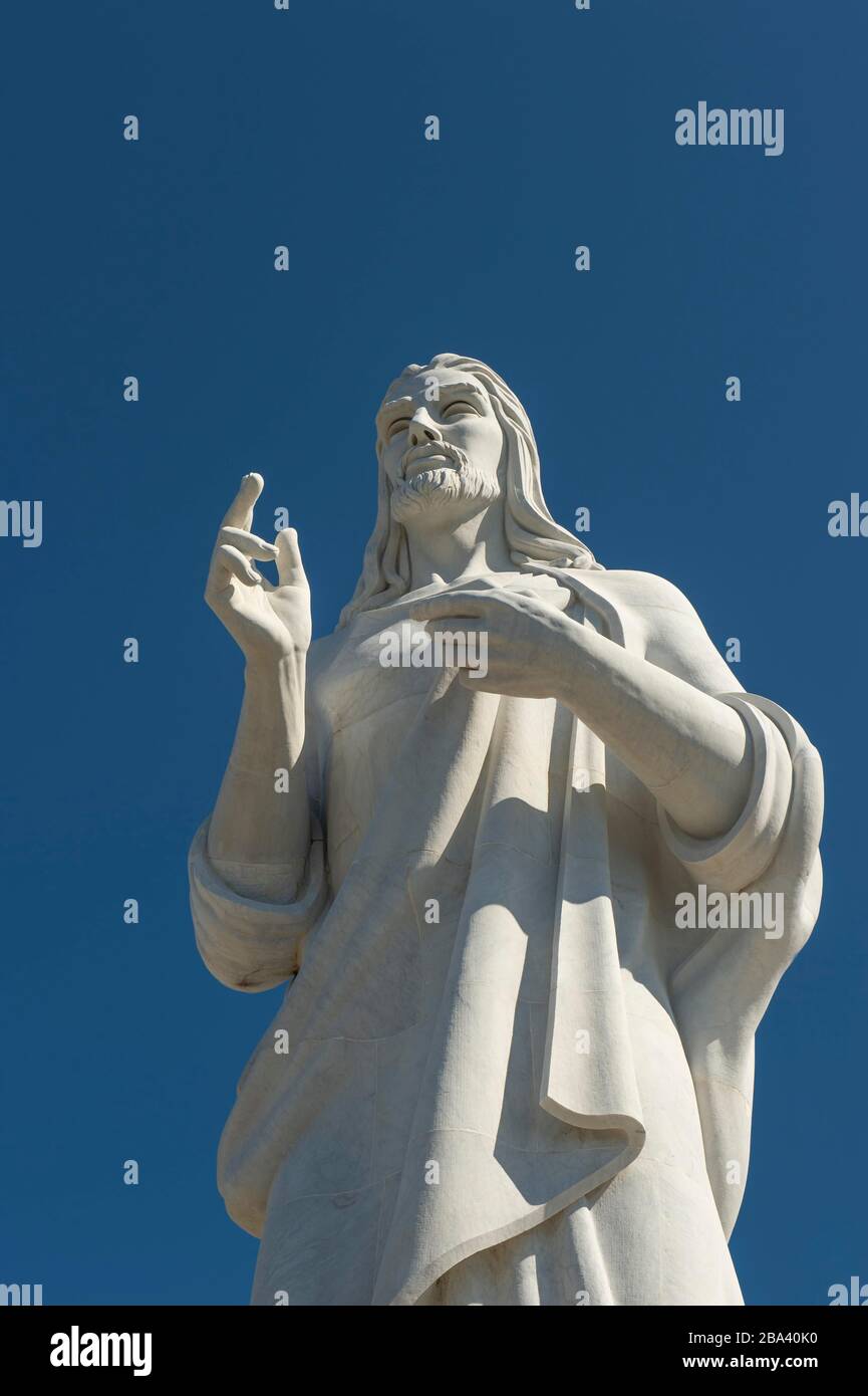 El Cristo statue in Havana, Cuba Stock Photo - Alamy