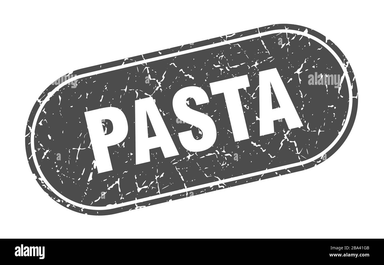 pasta sign. pasta grunge black stamp. Label Stock Vector Image & Art ...