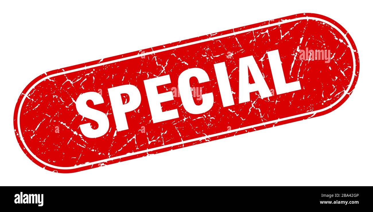 special sign. special grunge red stamp. Label Stock Vector Image & Art ...