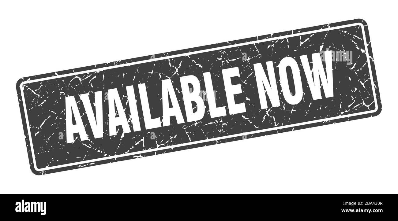 available now stamp. available now vintage gray label. Sign Stock ...