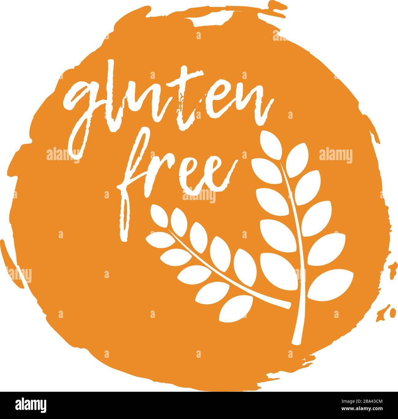 Gluten Free. Allergen food, Free products icon and logo. Intolerance ...