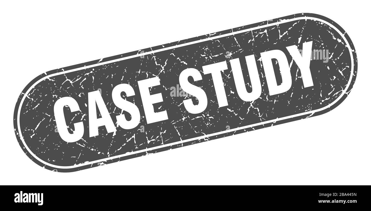 case study sign. case study grunge black stamp. Label Stock Vector ...