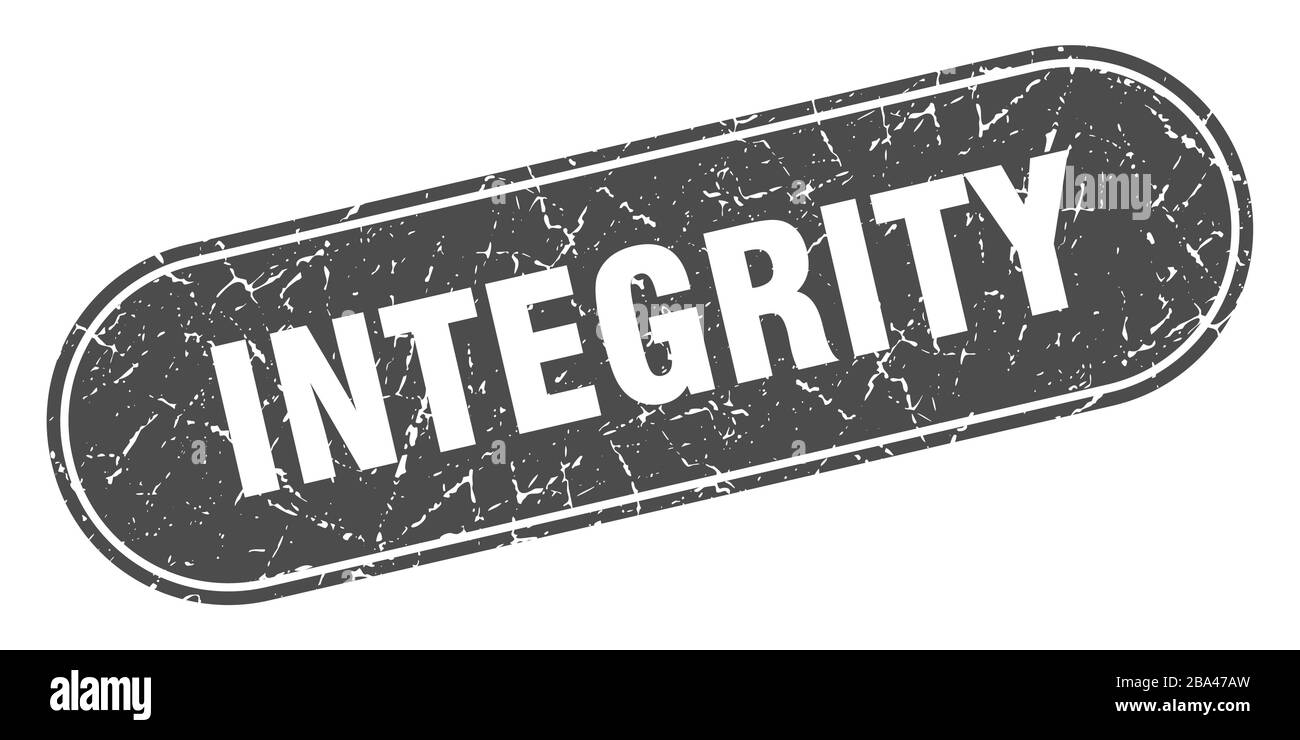 integrity sign. integrity grunge black stamp. Label Stock Vector Image ...