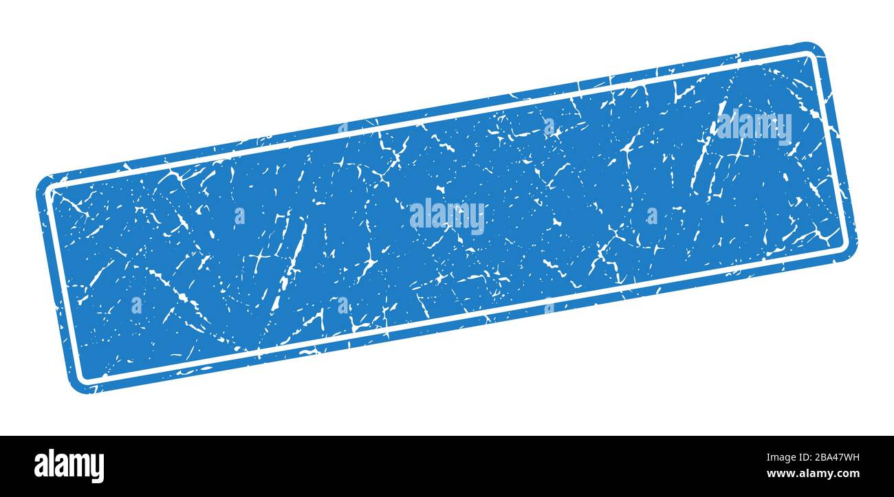 blank stamp. blank vintage blue label. Sign Stock Vector Image & Art ...