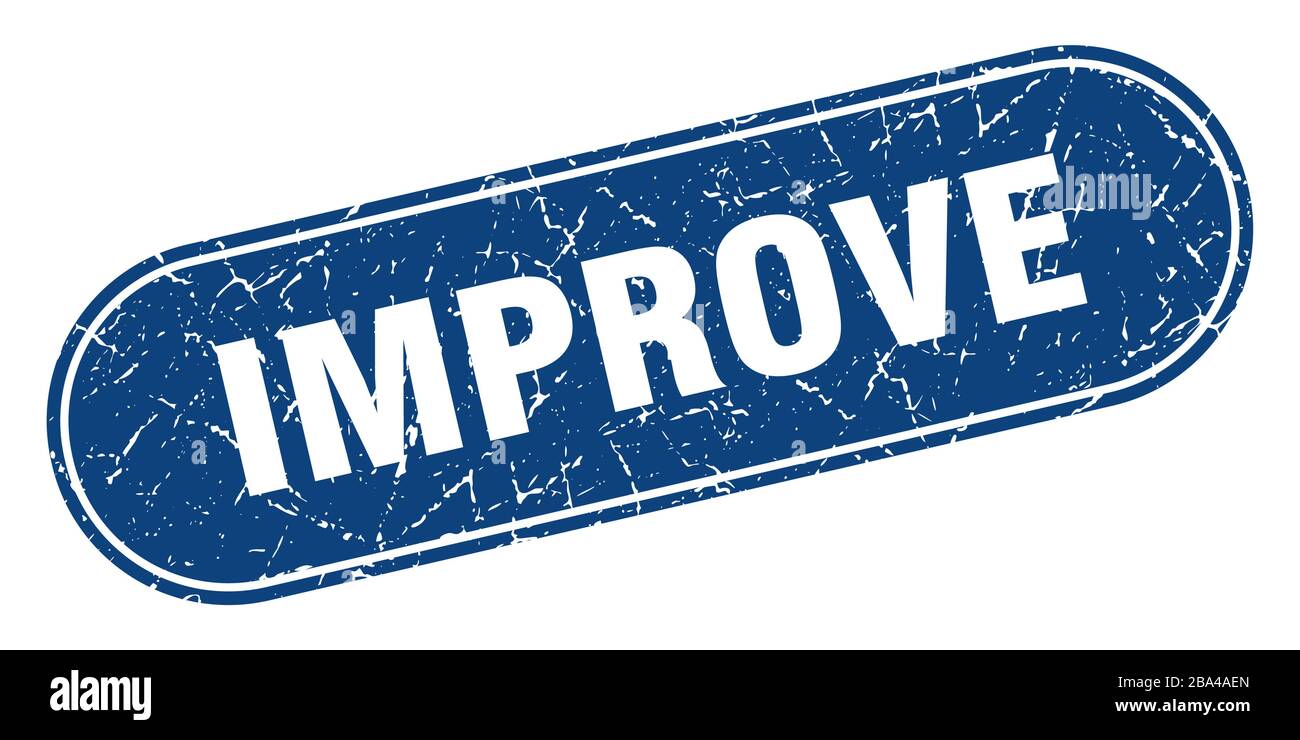 improve sign. improve grunge blue stamp. Label Stock Vector Image & Art ...