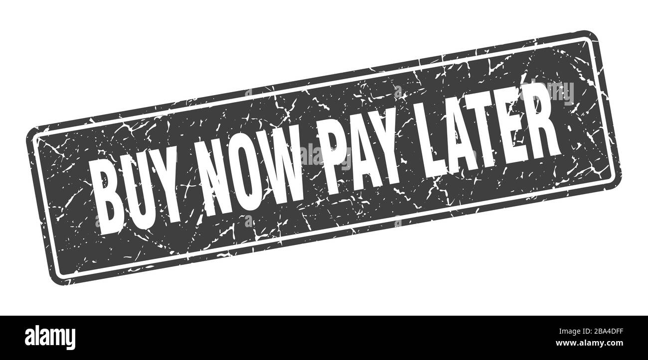 Pay later stamp hi-res stock photography and images - Alamy