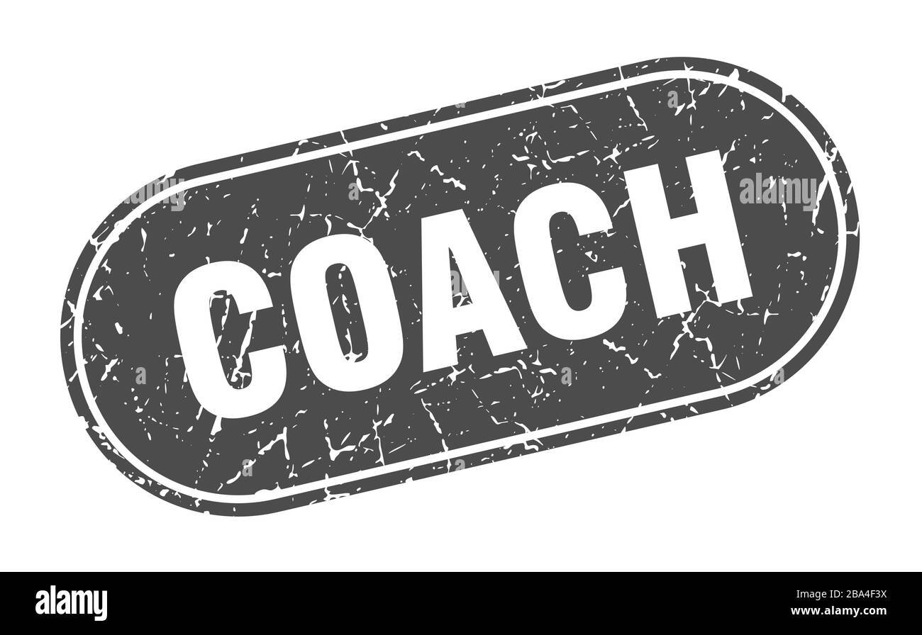 coach sign. coach grunge black stamp. Label Stock Vector Image & Art ...