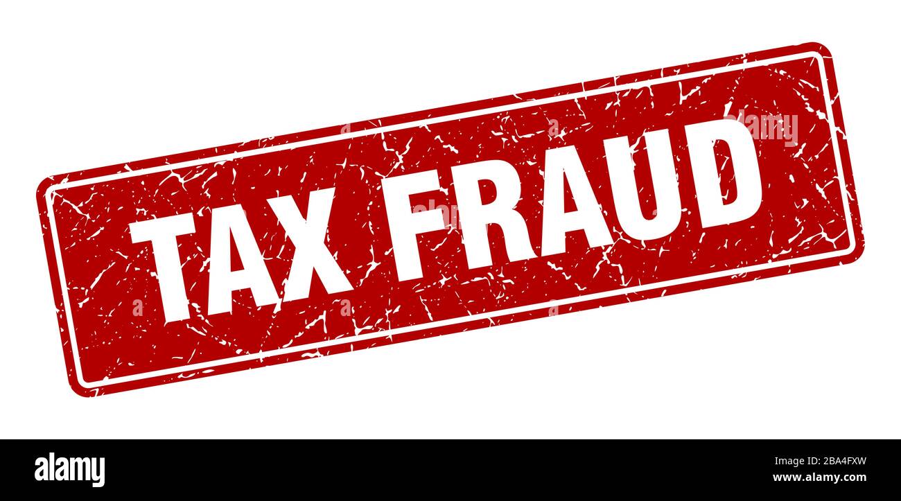 Tax fraud sign square Stock Vector Images - Alamy