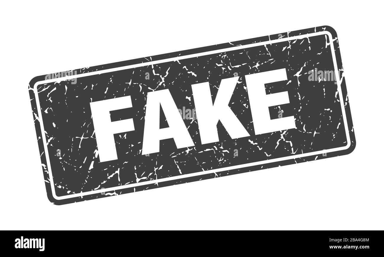 fake stamp. fake vintage gray label. Sign Stock Vector Image & Art - Alamy