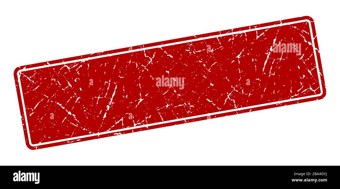blank stamp. blank vintage red label. Sign Stock Vector Image & Art - Alamy
