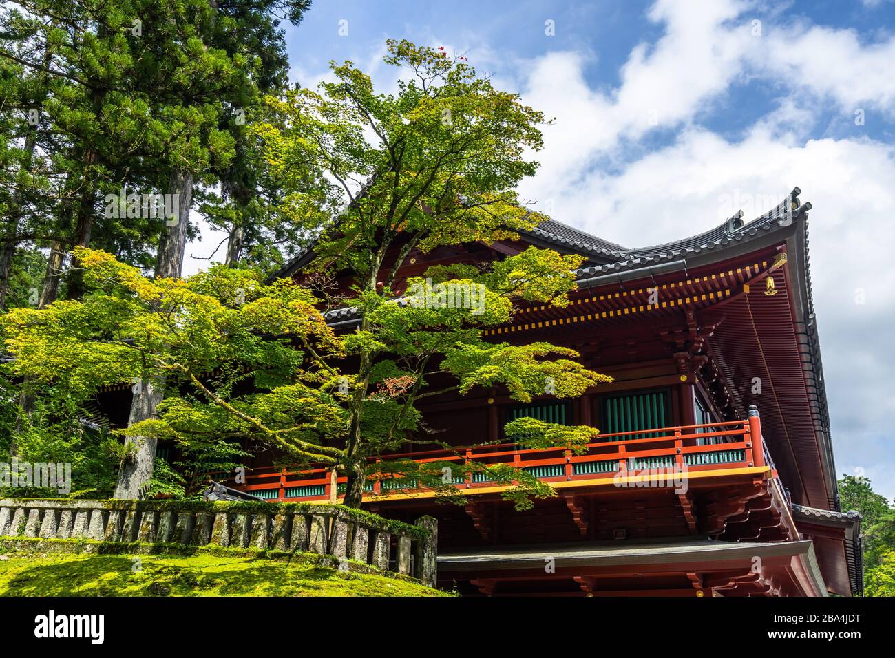 A temple part of the Toshogu shrine complex in Nikko, Japan Stock Photo ...