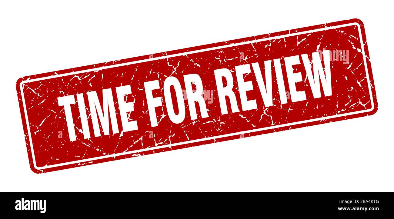 time for review stamp. time for review vintage red label. Sign Stock ...