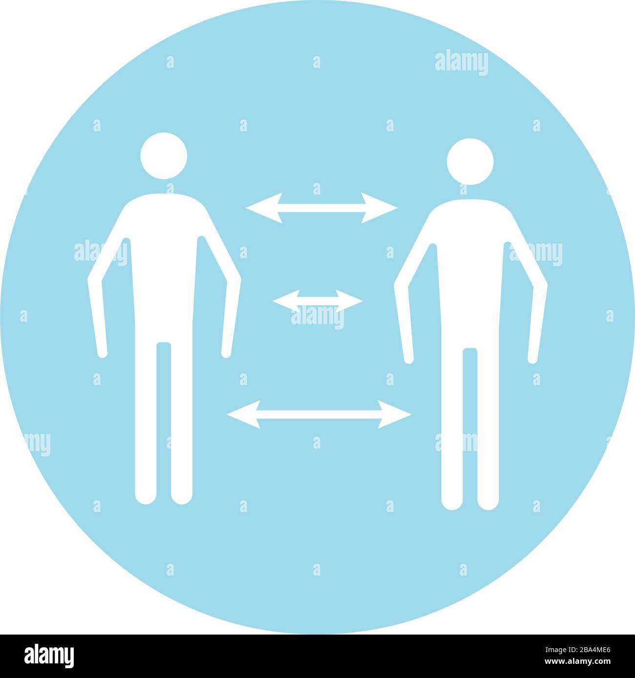 humans figures with arrows block silhouette style icon Stock Vector ...