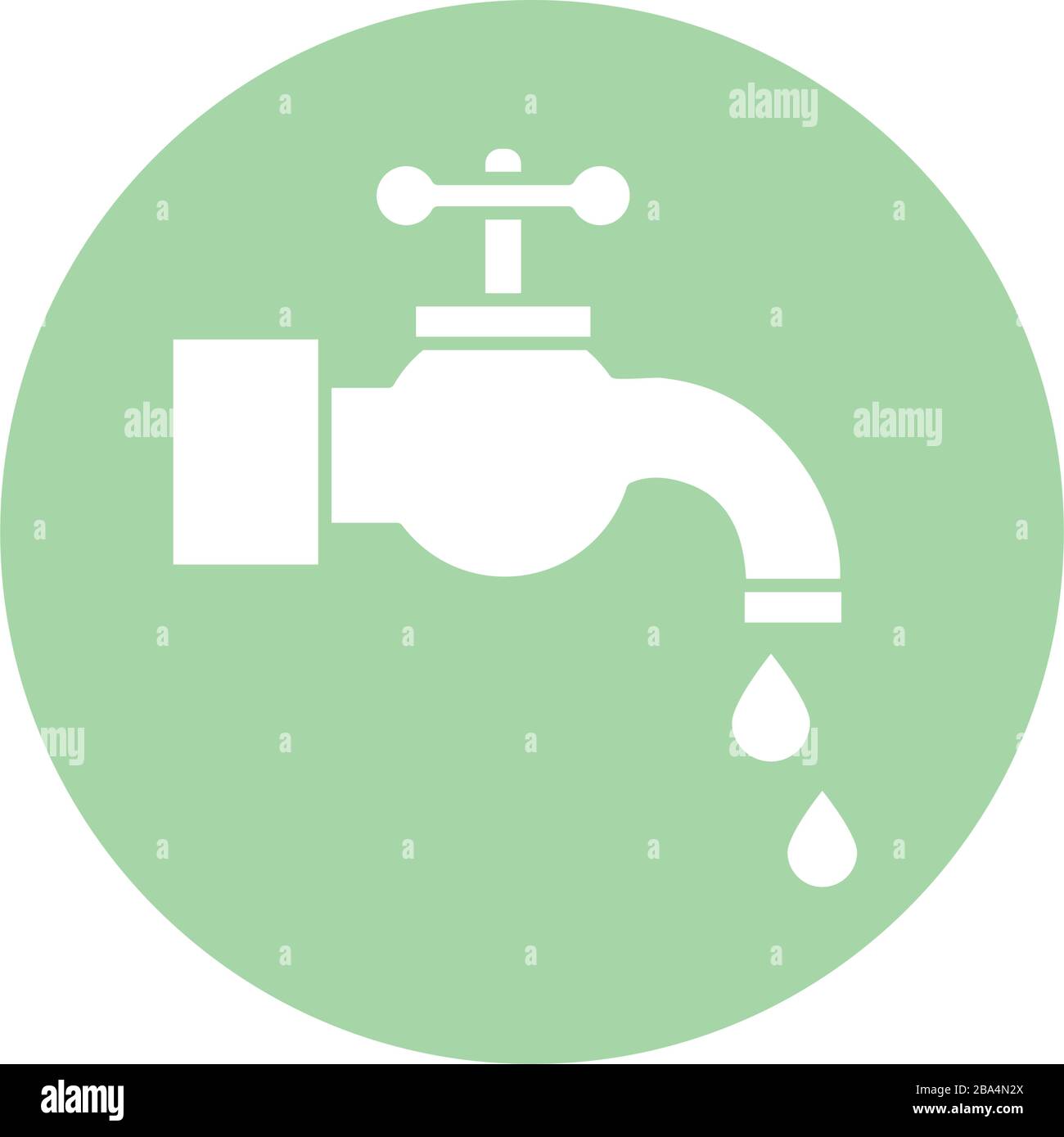 water tap block silhouette style icon Stock Vector Image & Art - Alamy