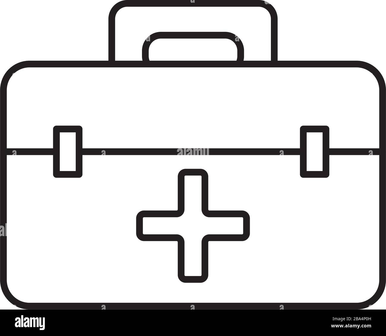 Medical kit cartoon Black and White Stock Photos & Images - Alamy