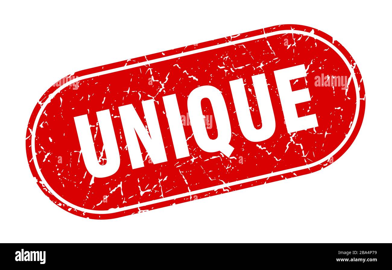 unique sign. unique grunge red stamp. Label Stock Vector Image & Art ...