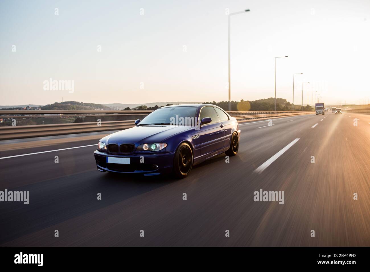 Black luxury business class car Stock Photo - Alamy