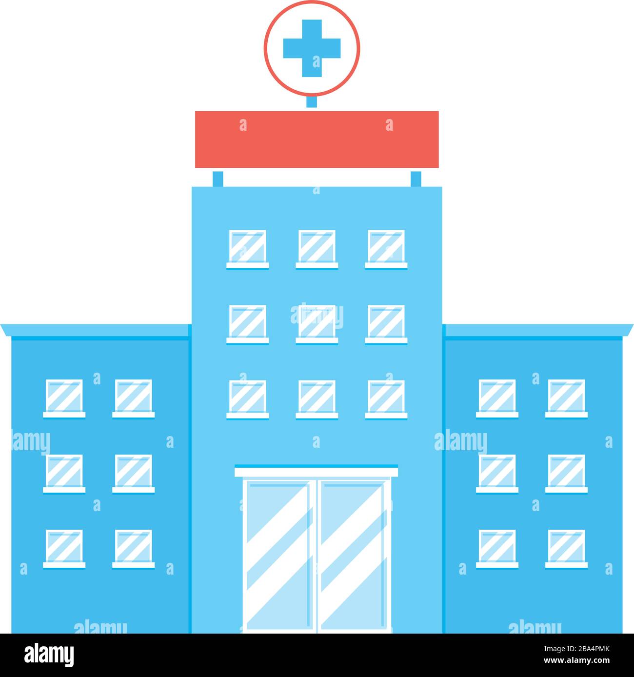 Isolated hospital building vector design Stock Vector Image & Art - Alamy