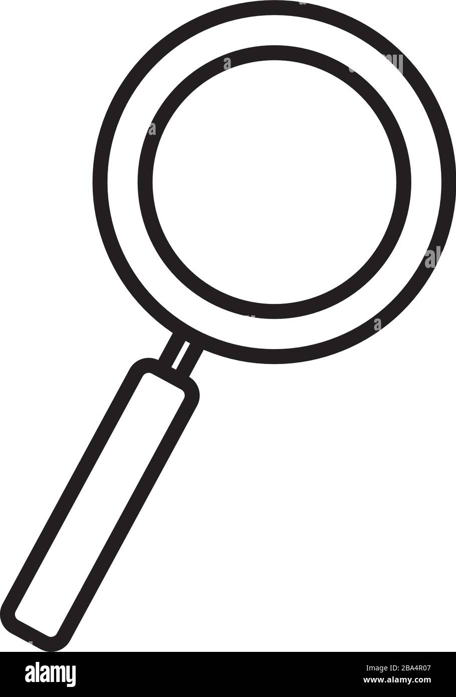 Lupe icon image Cut Out Stock Images & Pictures - Alamy