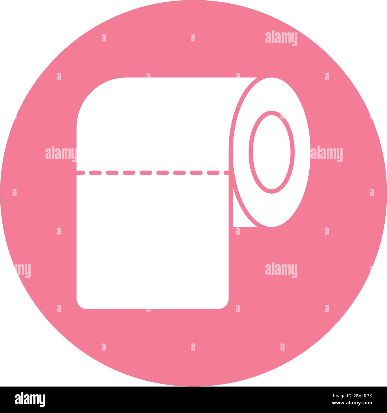 roll bandage medical block silhouette style icon Stock Vector Image ...