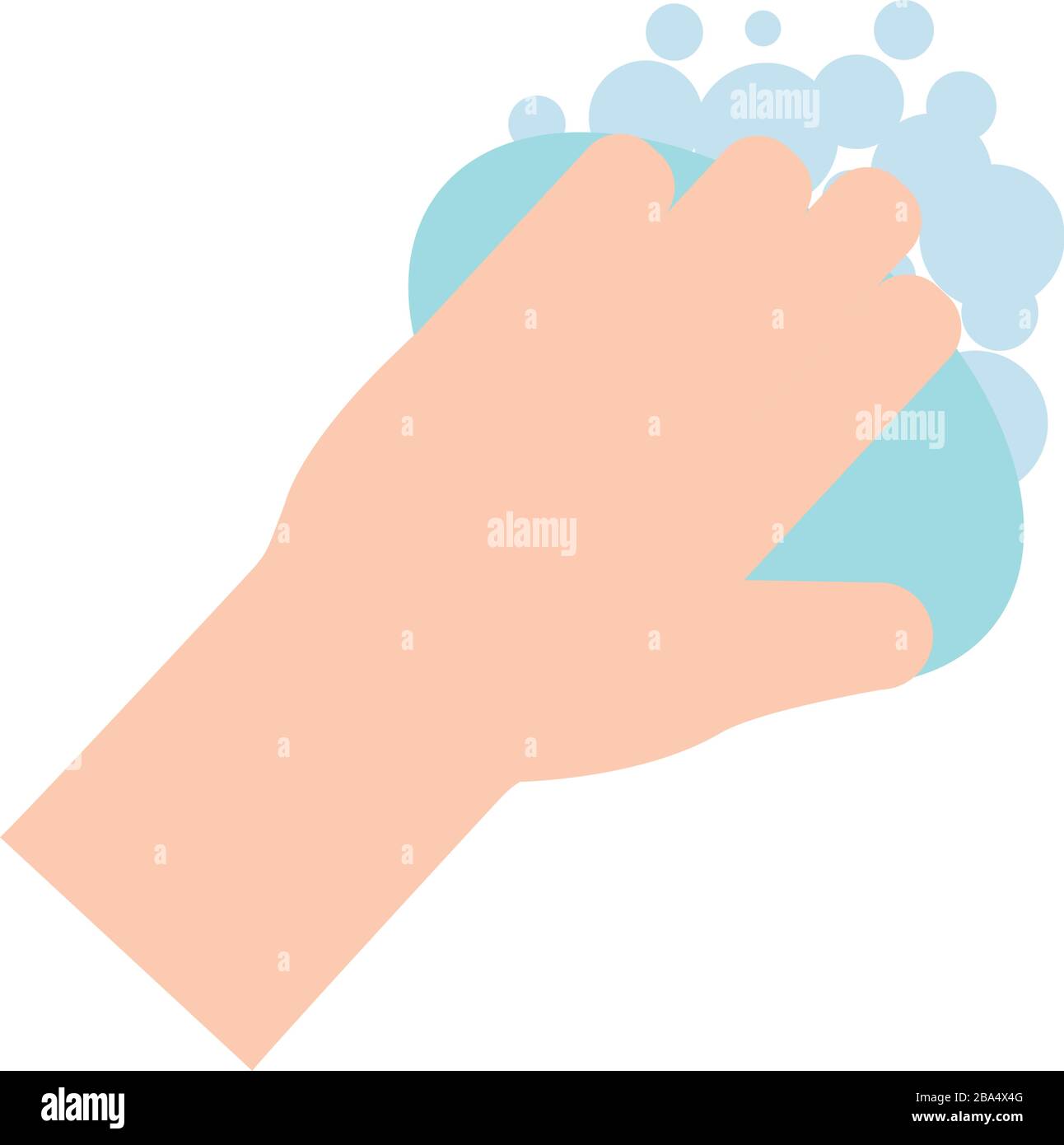Hand washing flat style icon vector design Stock Vector Image & Art - Alamy