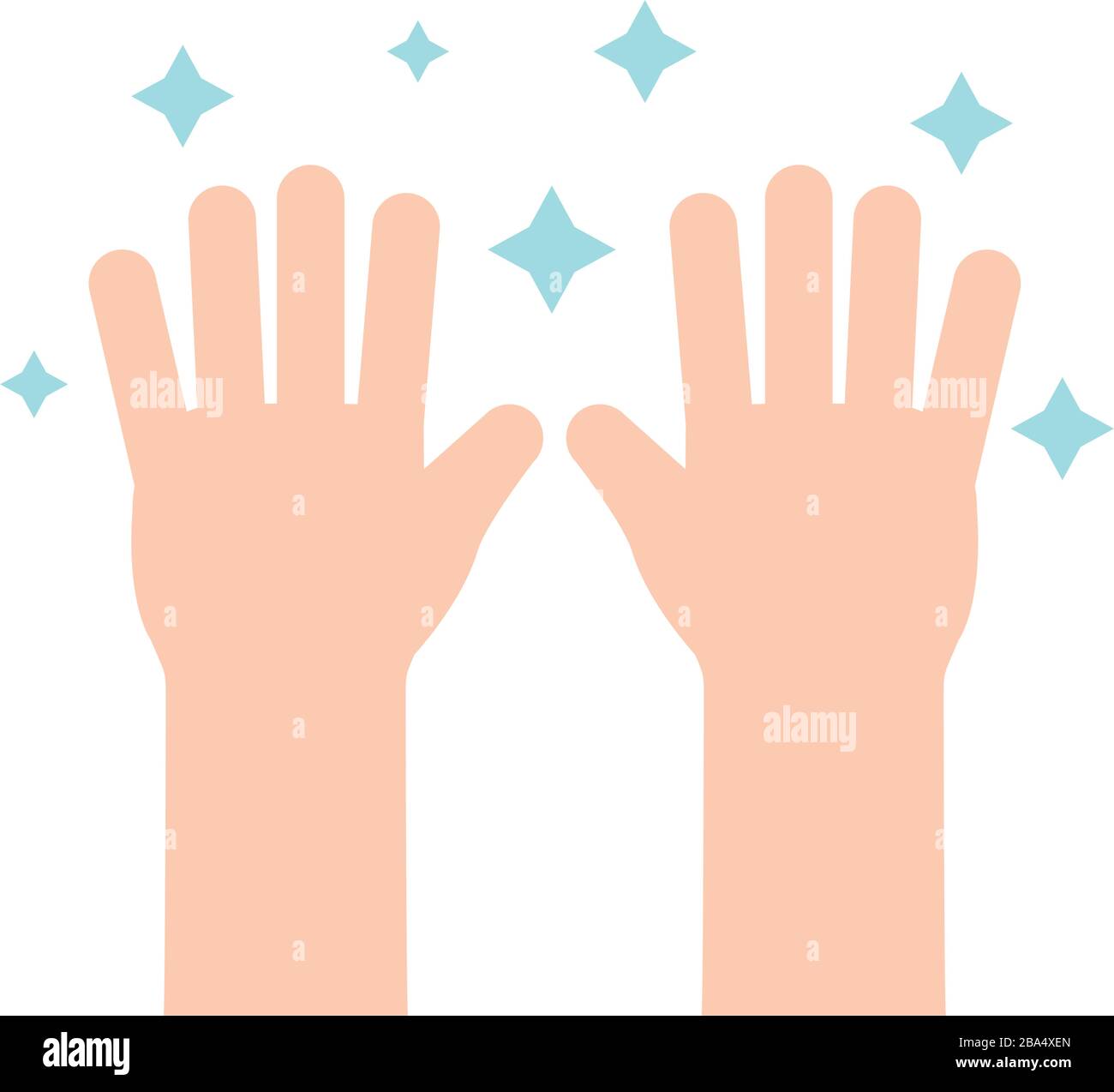 Hands washing flat style icon vector design Stock Vector Image & Art ...