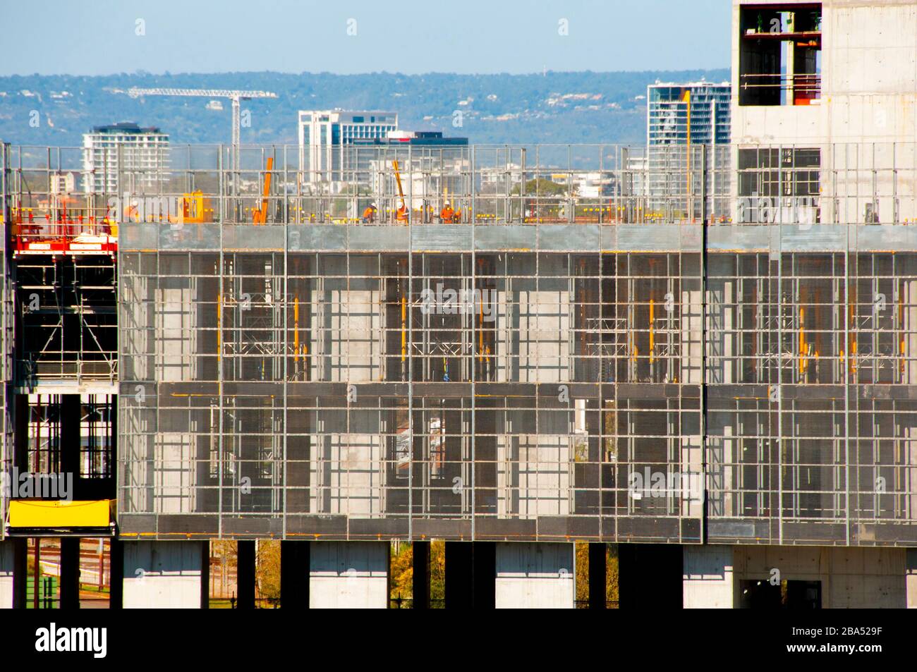Office Building Construction in the City Stock Photo - Alamy