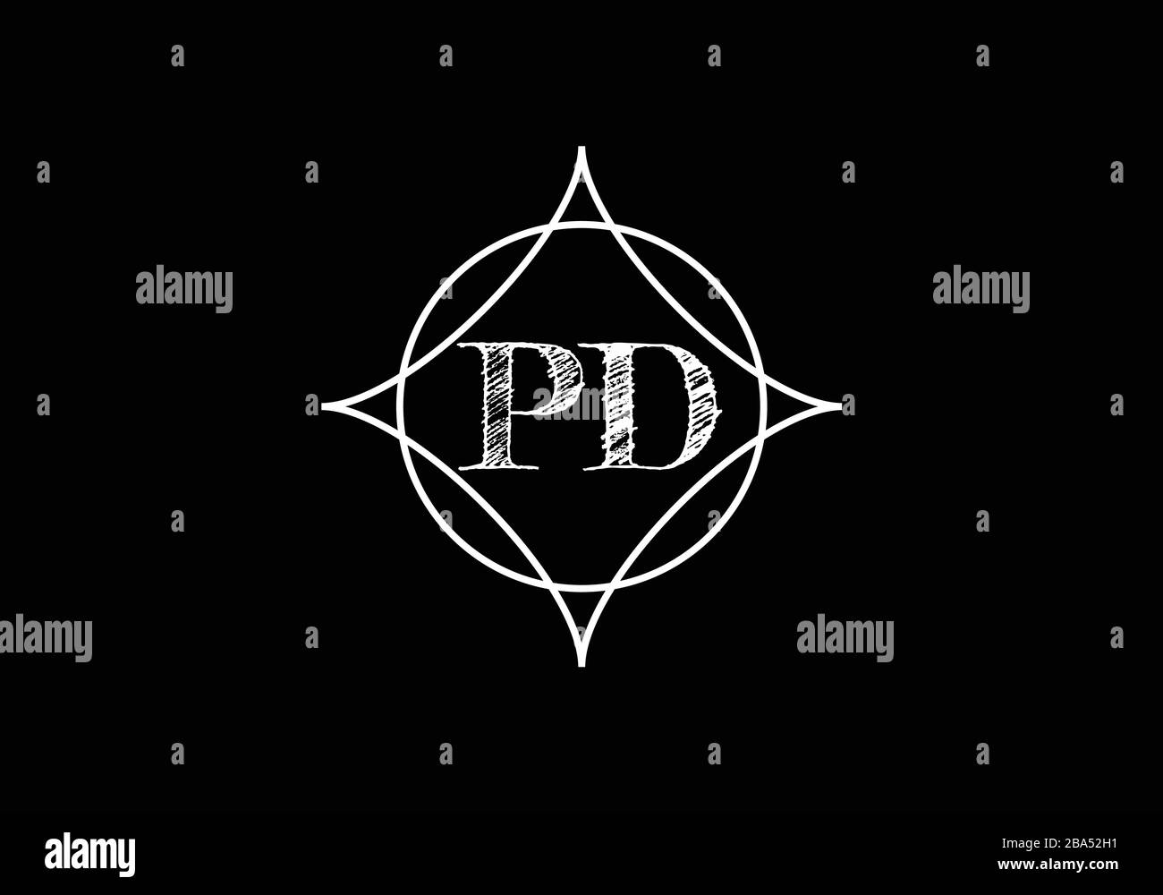 P D, PD Initial Letter Logo design vector template, Graphic Alphabet ...
