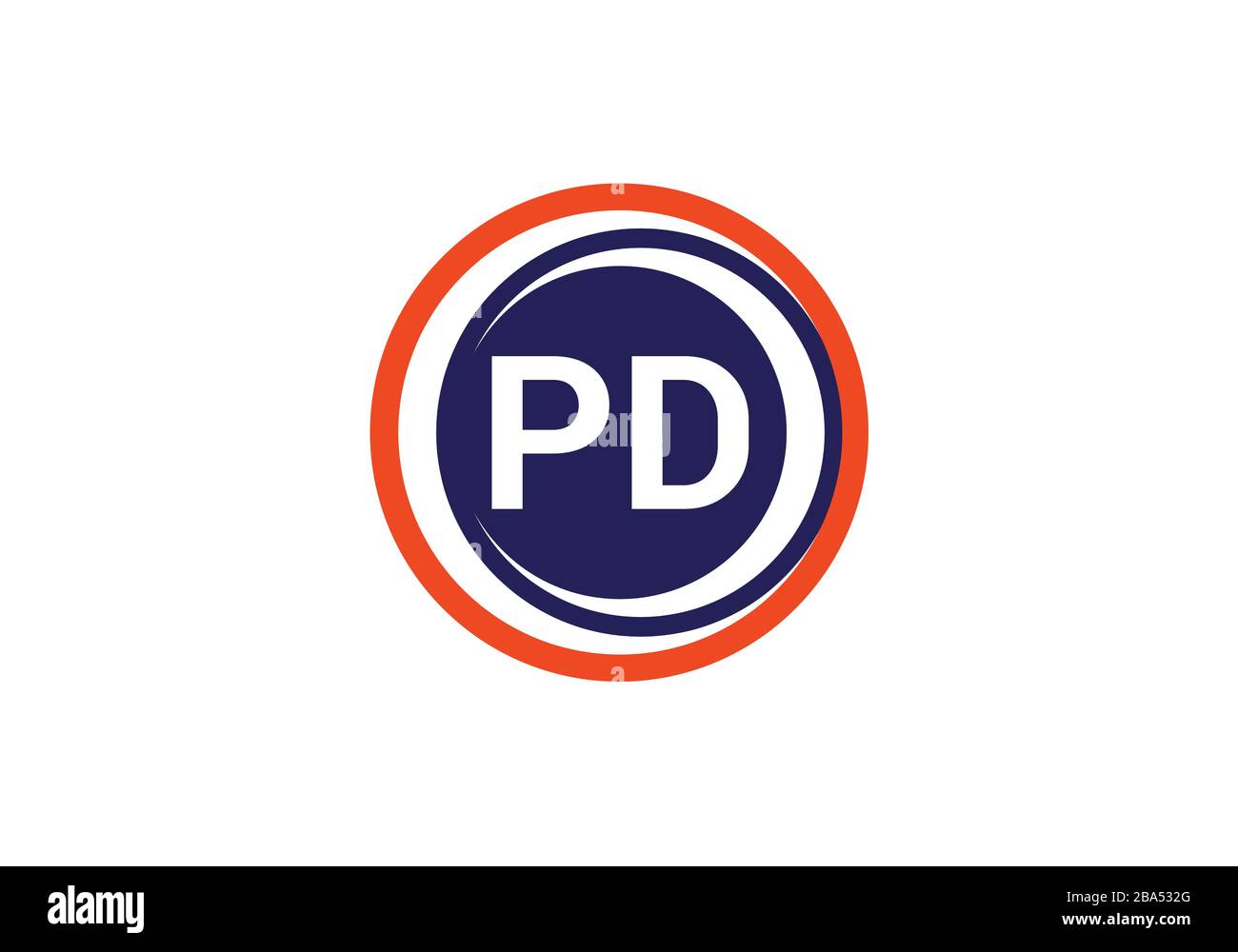 P D, PD Initial Letter Logo design vector template, Graphic Alphabet ...