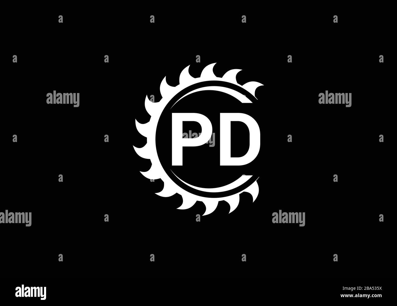 P D, PD Initial Letter Logo design vector template, Graphic Alphabet ...