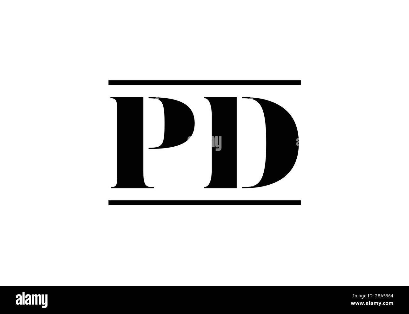 P D, PD Initial Letter Logo design vector template, Graphic Alphabet ...