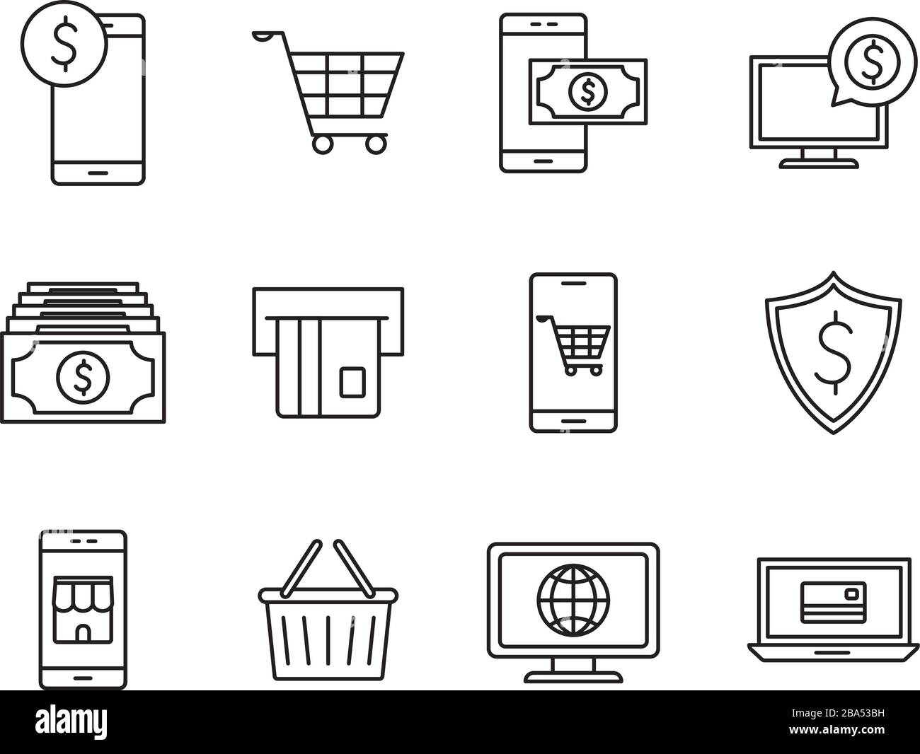 Credit card payments icon Black and White Stock Photos & Images - Alamy