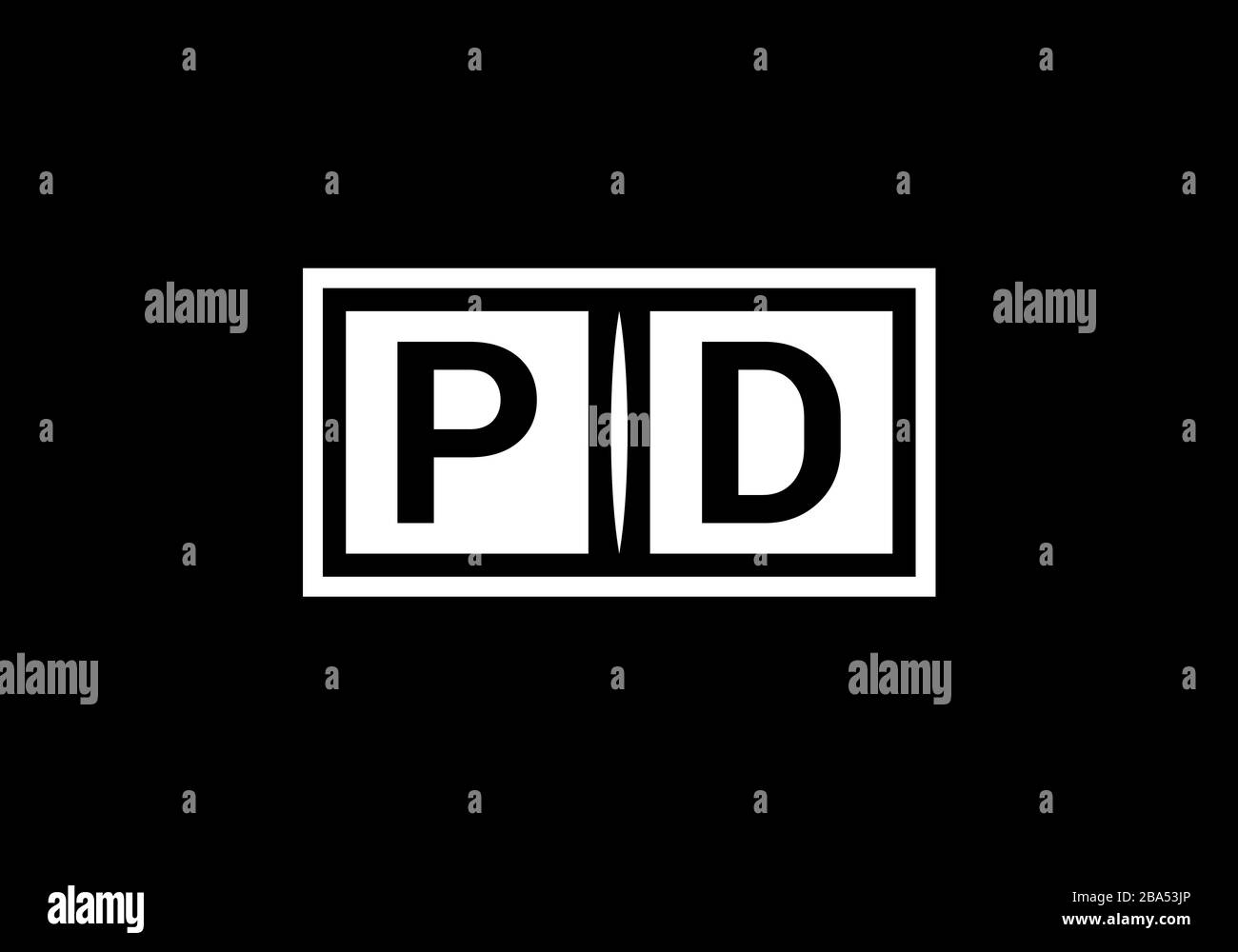 P D, PD Initial Letter Logo design vector template, Graphic Alphabet ...