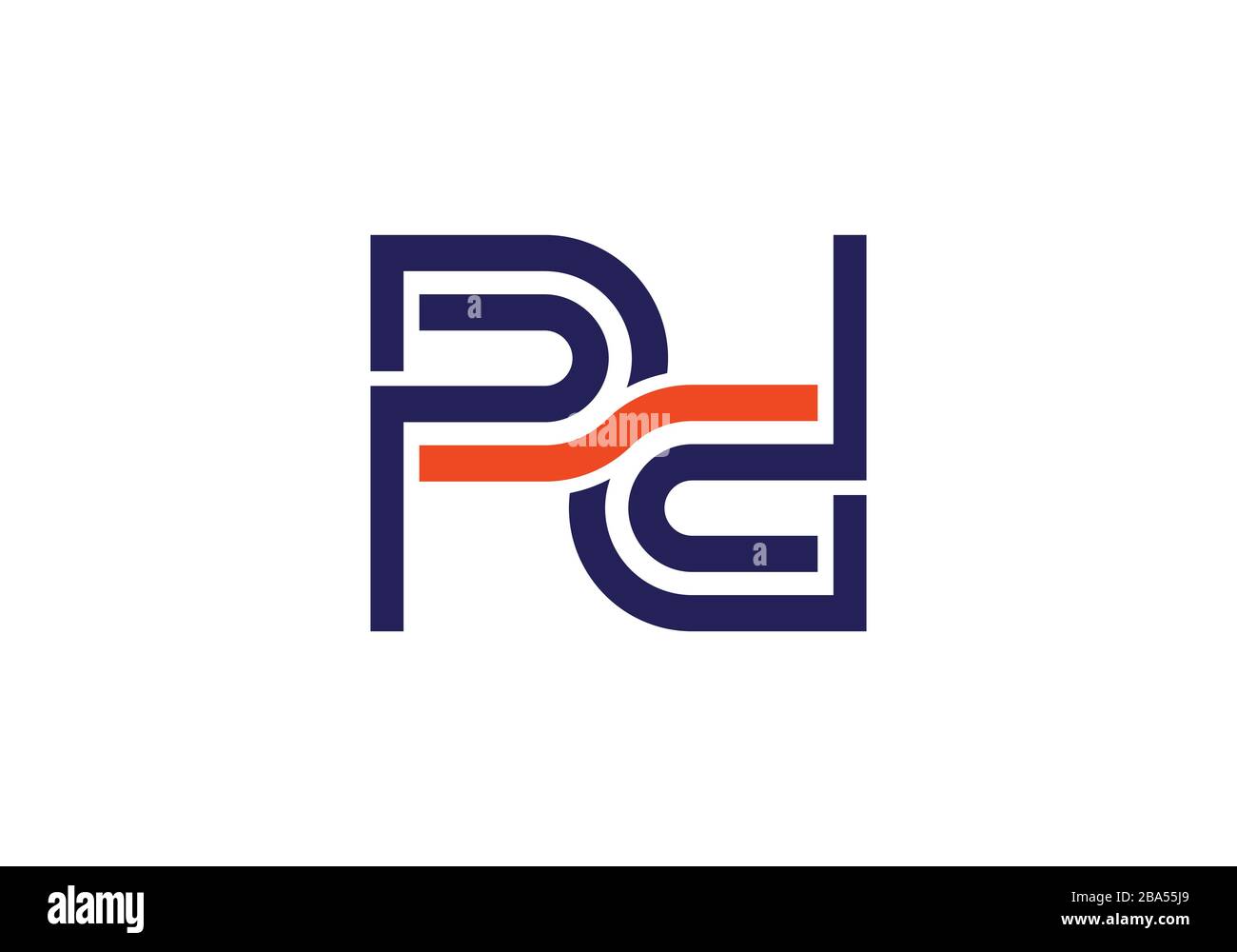 P D, PD Initial Letter Logo design vector template, Graphic Alphabet ...