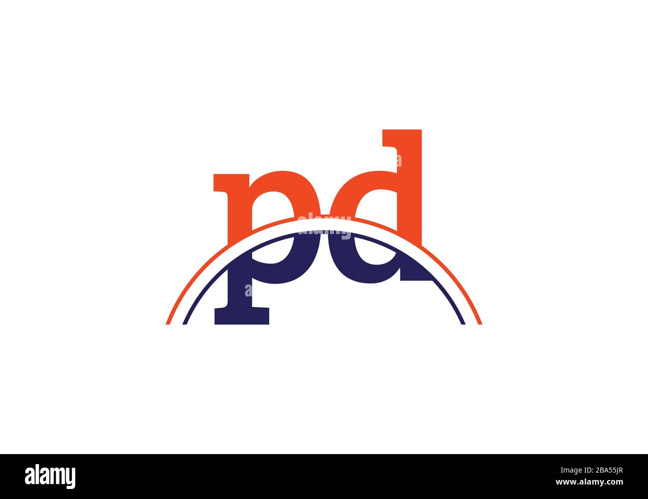 P D, PD Initial Letter Logo design vector template, Graphic Alphabet ...