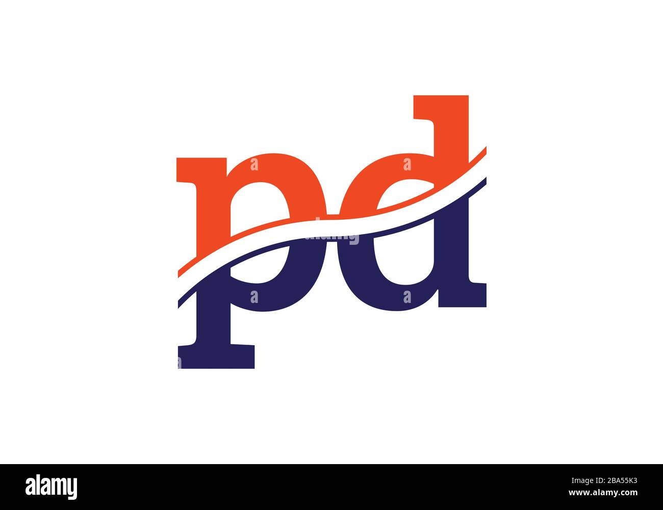 P D, PD Initial Letter Logo design vector template, Graphic Alphabet ...