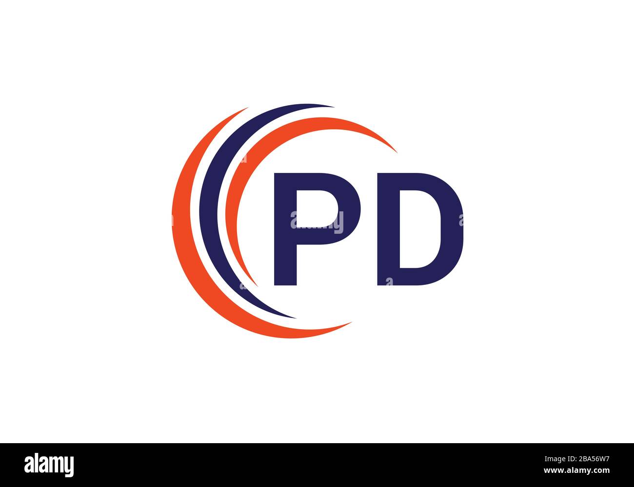 P D, PD Initial Letter Logo design vector template, Graphic Alphabet ...