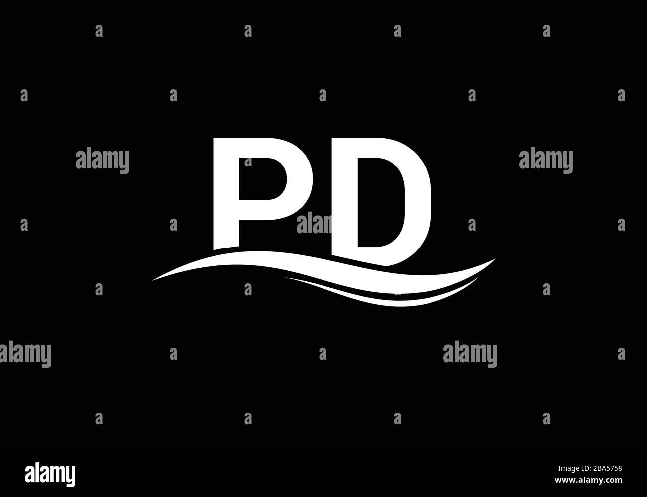 P D, PD Initial Letter Logo design vector template, Graphic Alphabet ...