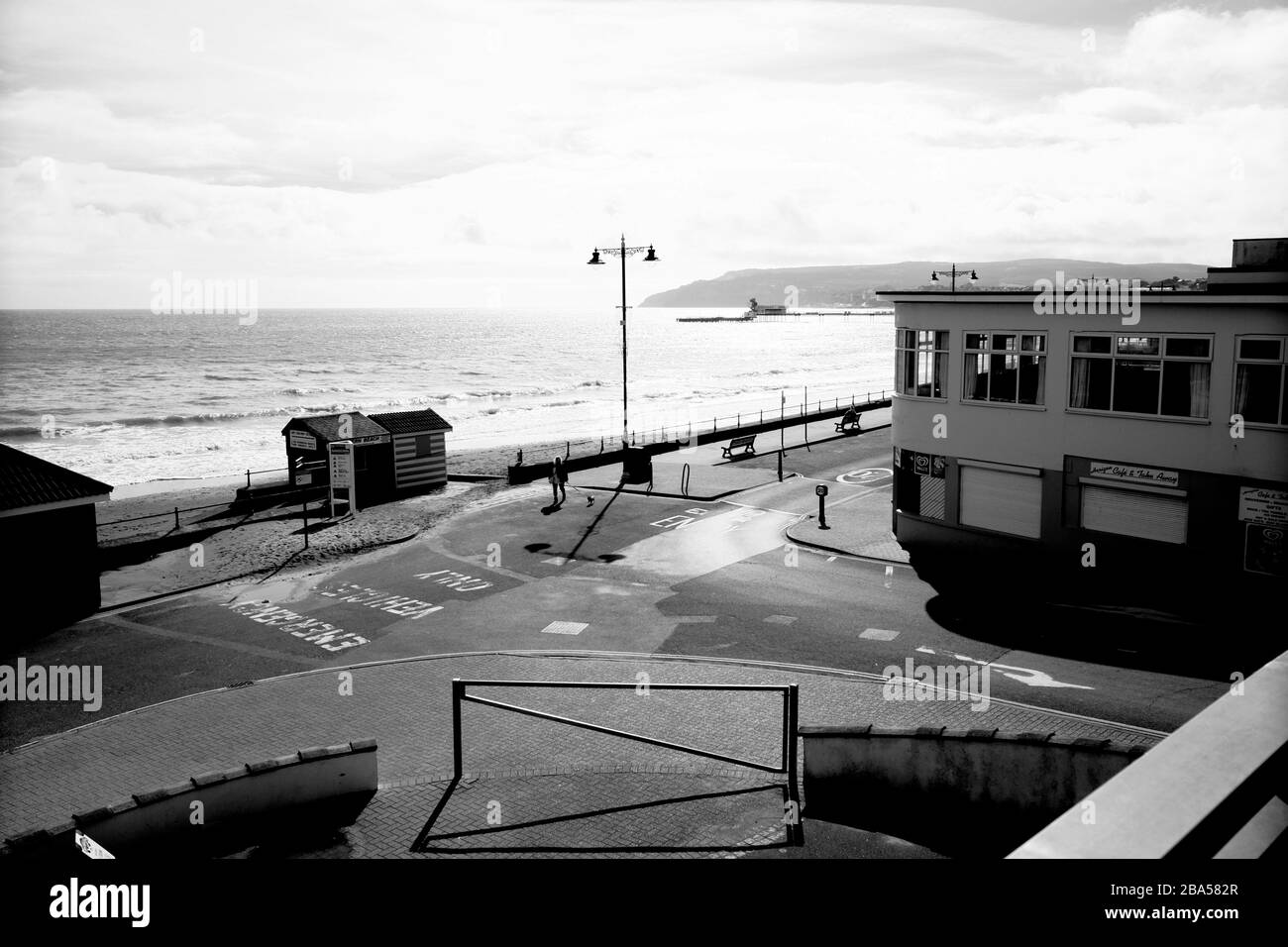 View of Sandown seafront on the Isle of Wight Stock Photo - Alamy