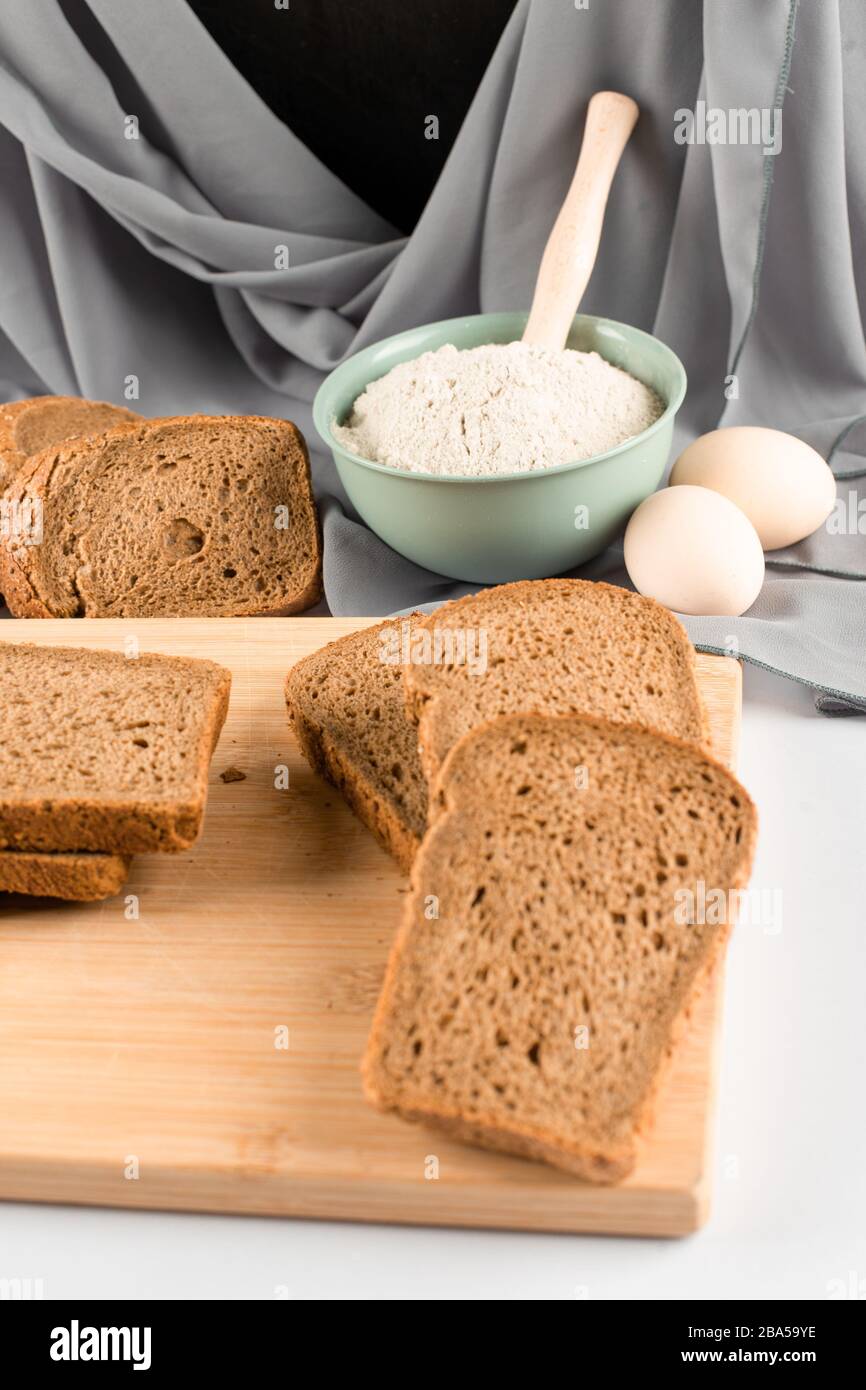 Table with flour hi-res stock photography and images - Alamy